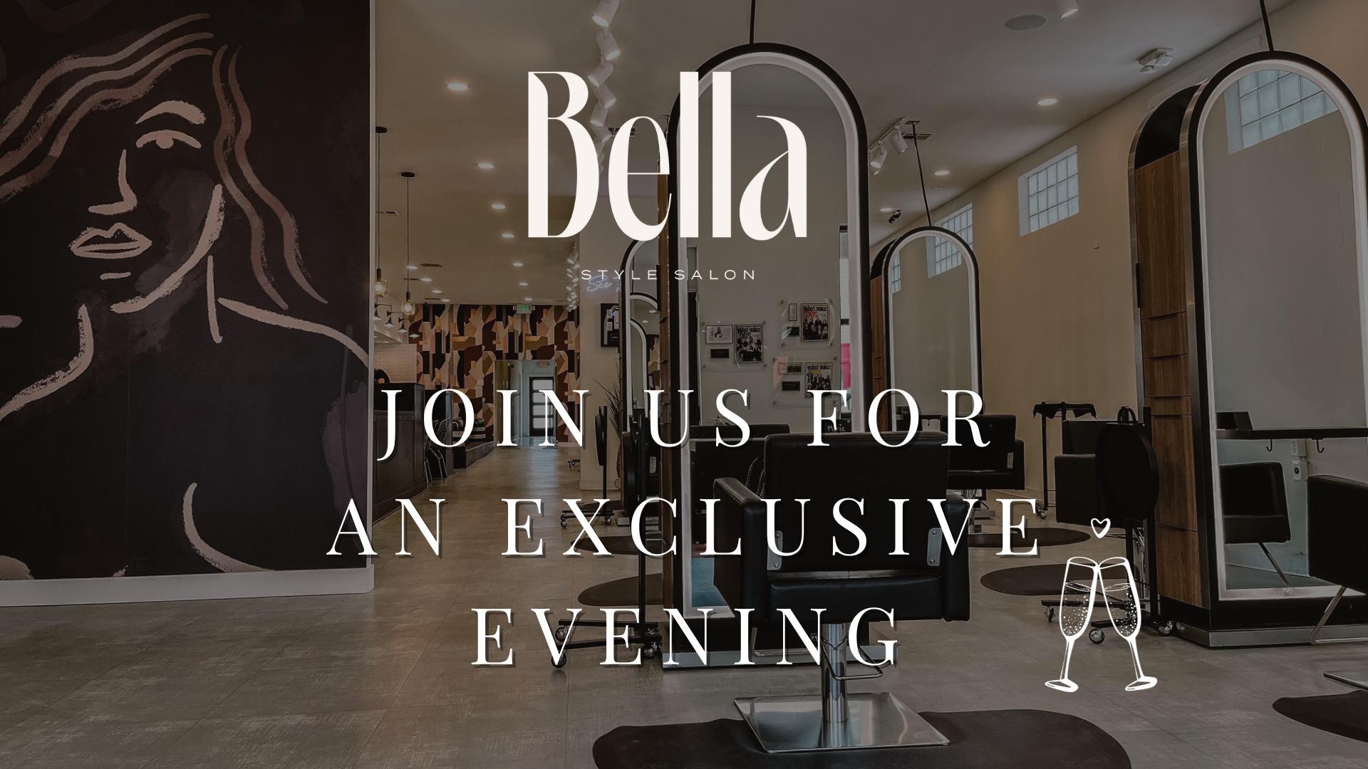 Holiday Sip and Shop 2023 Event at Bella Style Salon